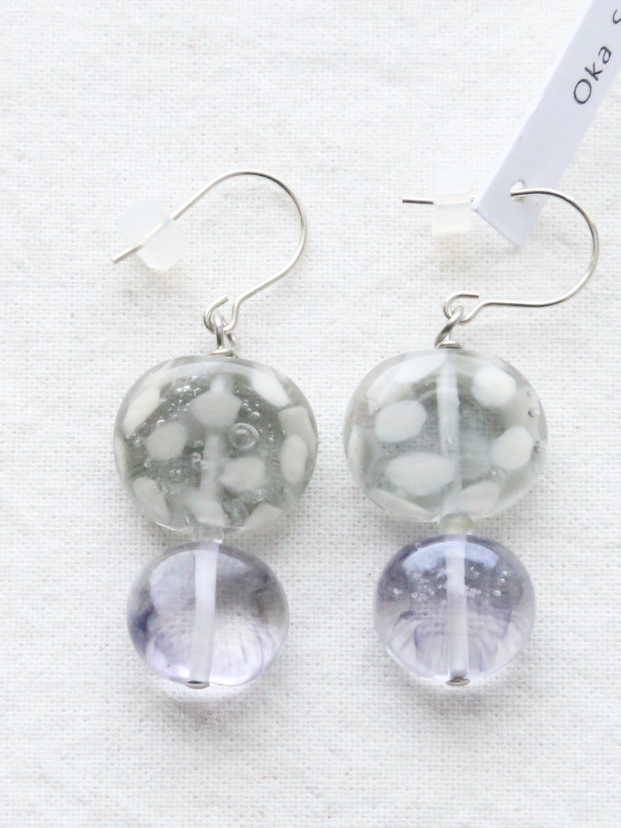Oka Sayuri Glass Jewelry 岡小百合 日本製 Sayuri GlassJewelry ピアス – CREER