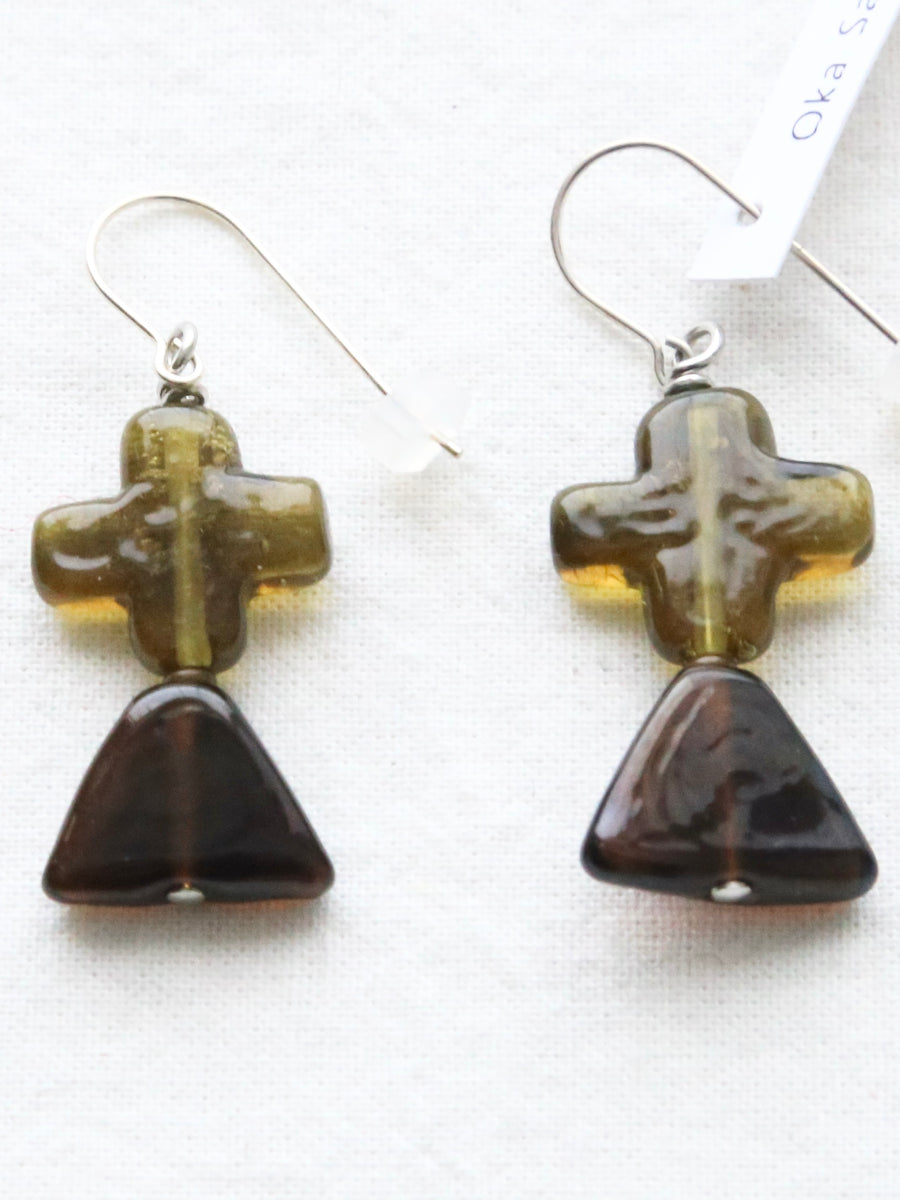 Oka Sayuri Glass Jewelry 岡小百合 日本製 Sayuri GlassJewelry ピアス – CREER