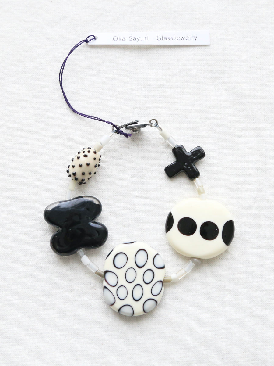 Oka Sayuri Glass Jewelry 岡小百合 日本製 Sayuri GlassJewelry ブレスレット – CREER