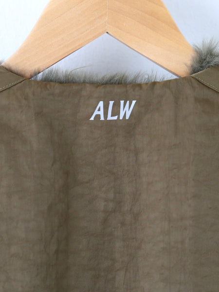 ALWEL リバーシブルスリーブレスジャケット [CRINY FUR-1] – CREER